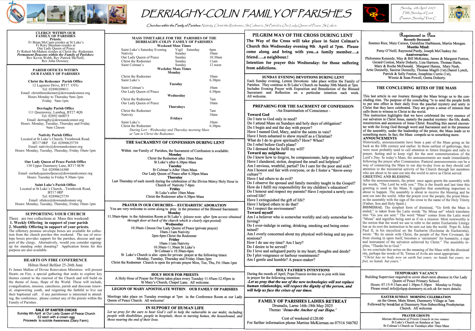 Derriaghy Catholic Parish – St Patrick's and St Colman's Churches